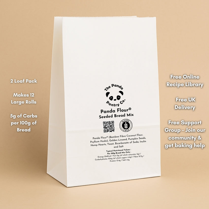 Seeded Panda Bread Mix – Bake 2, 4 or 6 Loaves – The Panda Pantry Co.