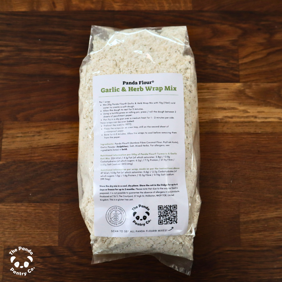 Panda Flour® Garlic & Herb Wrap Mix (300g) – The Panda Pantry Co.